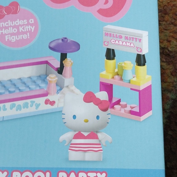 Sanrio | Toys | Hello Kitty Pool Party Building Bricks Set | Poshmark